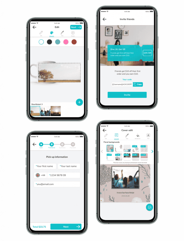 aiBook White Label Platform Home page - Photobook AI - Visual Intelligence