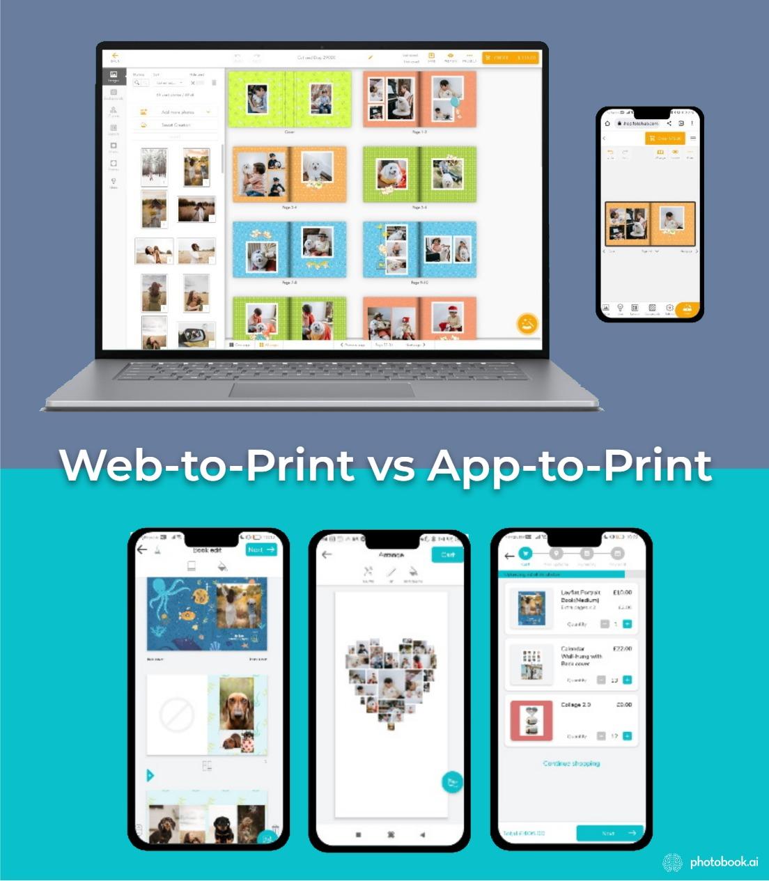 Web-to-print Vs. App-to-print, which is better? - Photobook AI - Visual ...